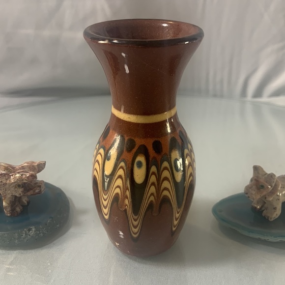 Accents | Troyan Pottery Vase Vintage Bulgarian Terracotta Slipware ...